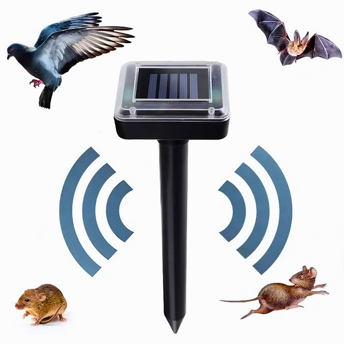 Espanta Pombo, Morcegos e Outras Pragas - Repelente Solar Ultra Sônico